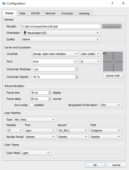 Display | VivoQuant User Manual